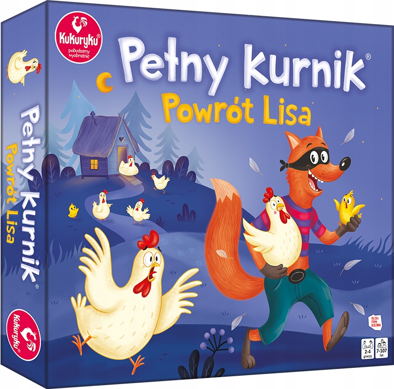 Gra planszowa Pełny kurnik Powrót Lisa Kukuryku - Stan: Nowy 42.00PLN ...