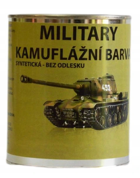 KAMUFLÁŽNÍ BARVY MILITARY syntetická RAL 9016 MAT 10kg za 3166.00CZK ...