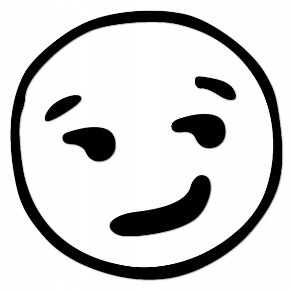 EMOTICON 108 - Naklejka emotka facebook sms 25 cm za 17,90 zł z ...