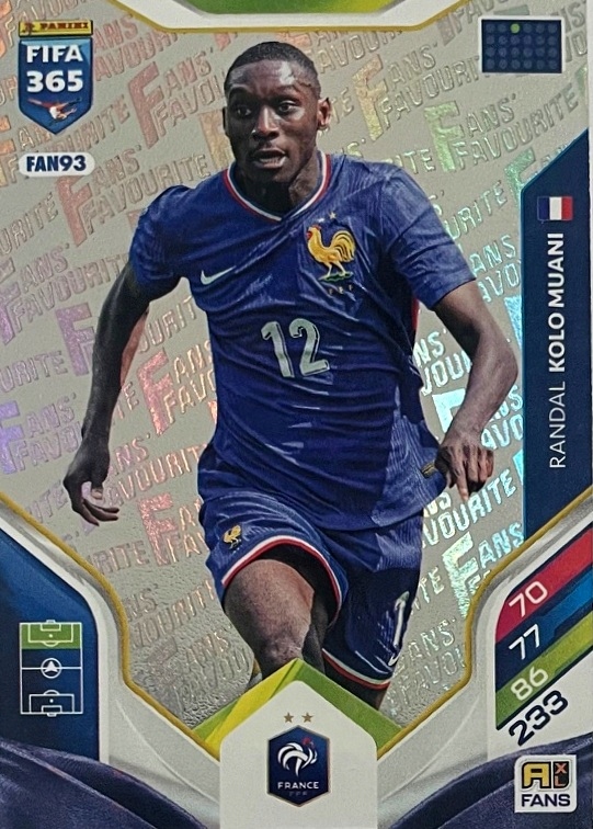 FIFA 365 2026 KARTA HRÁČE Randal Kolo Muani FRANCIE - FANS FAVOURITE ...