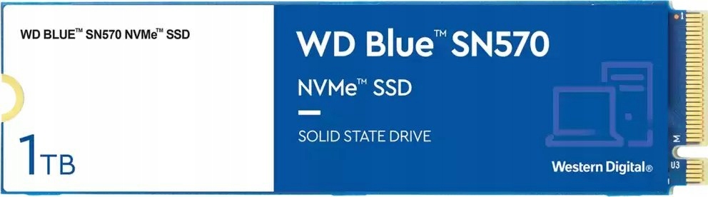 WD Blue SN570 1TB SSD M.2 2280 PCIe 3.0 NVMe WDS100T3B0C - Sklep, Opinie, Cena w Allegro