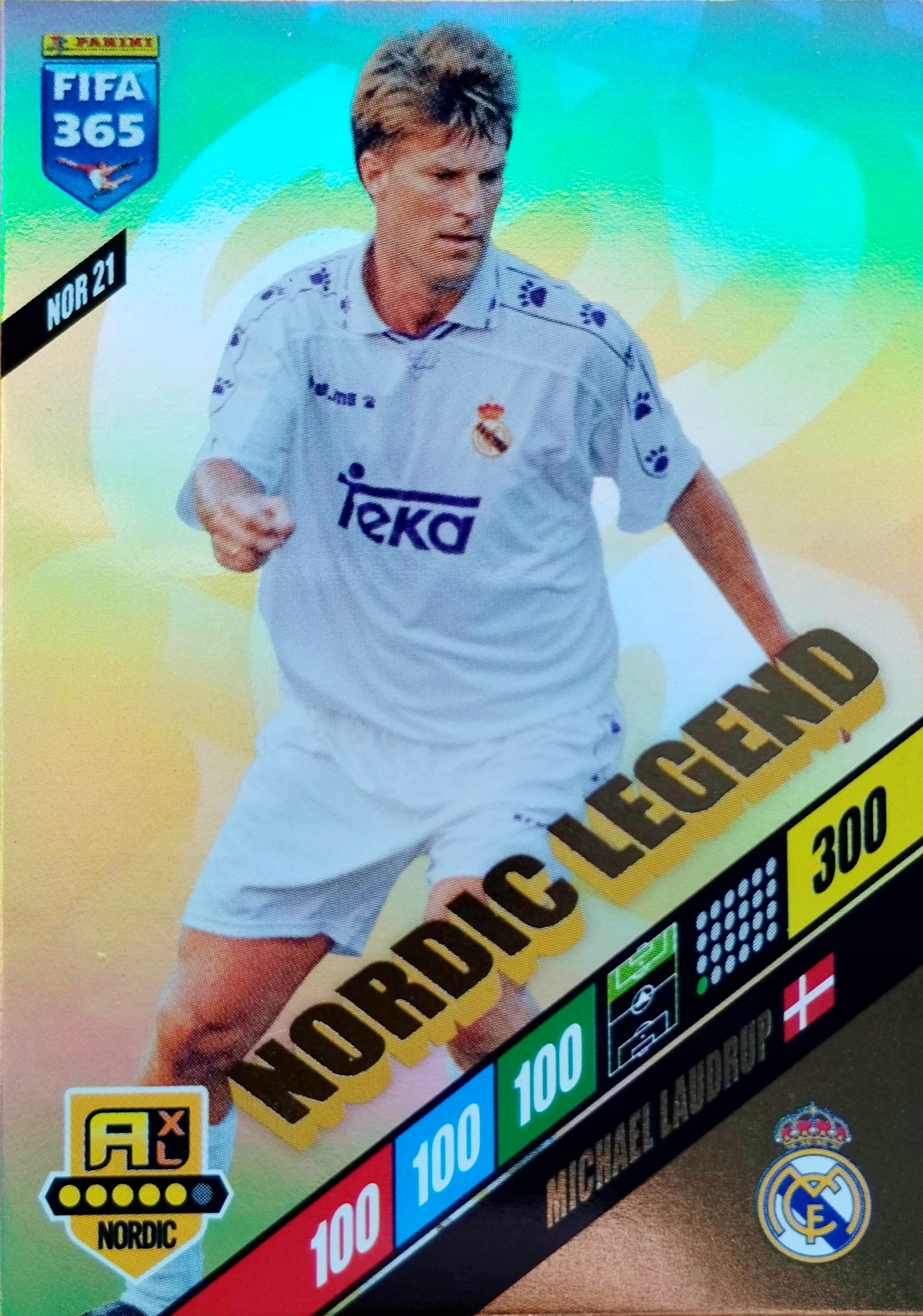 FIFA 365 2024 NOR 21 NORDIC LEGEND MICHAEL LAUDRUP REAL MADRYT ...
