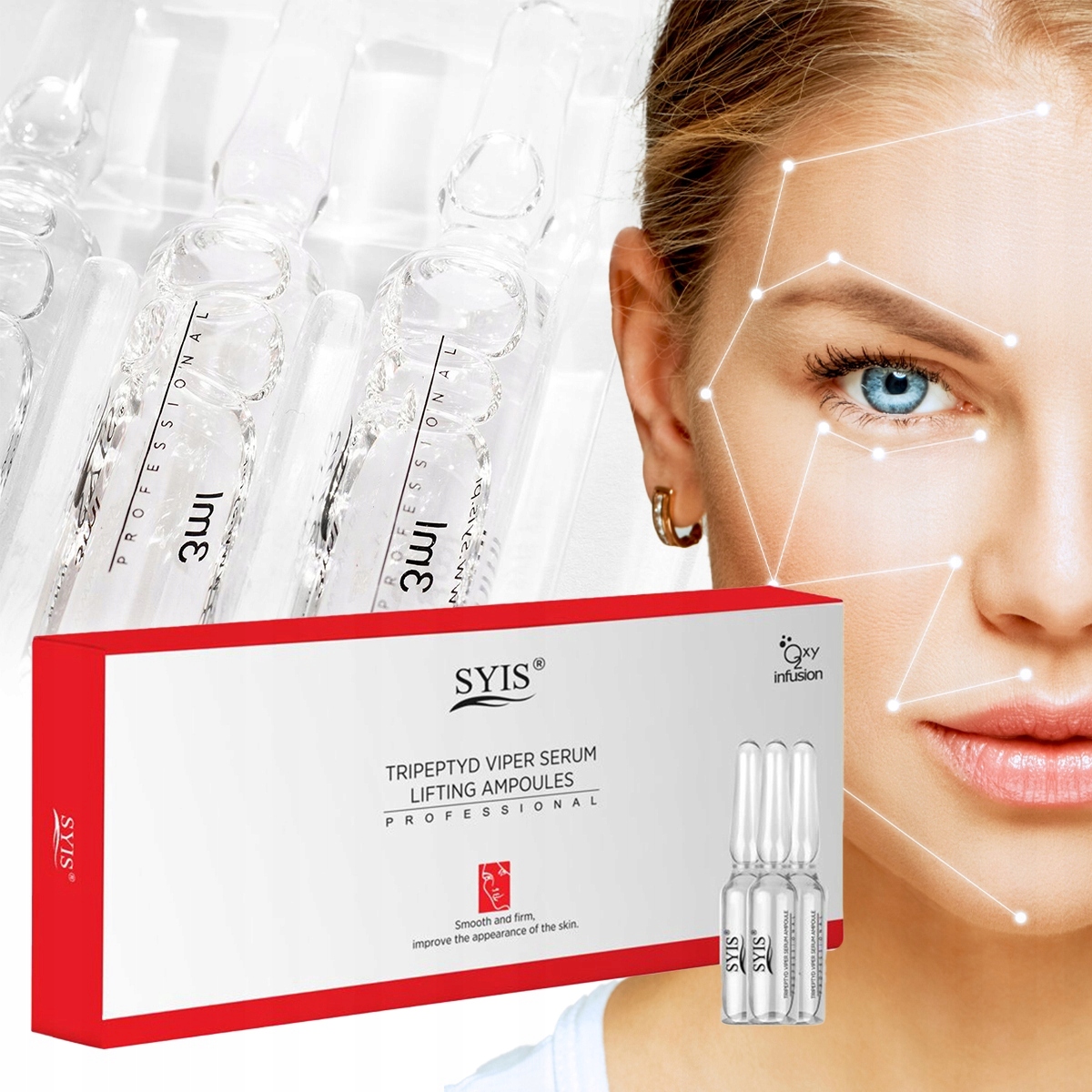 Syis ampułki serum liftingujące do twarzy 10x3ml (5906717416484) • Cena ...