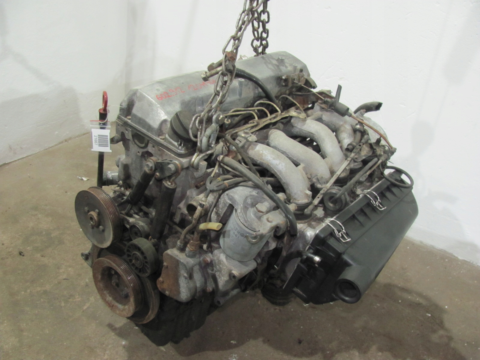 Mercedes W124 E 250D Silnik 602.912 OM602 Diesel za 2500.00PLN z ...