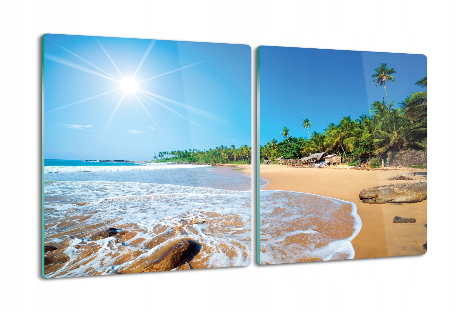 szklana deska 2x40x52 podkładka Plaża palmy morze ... szklana deska 2x40x52 podkładka Plaża palmy morze ...