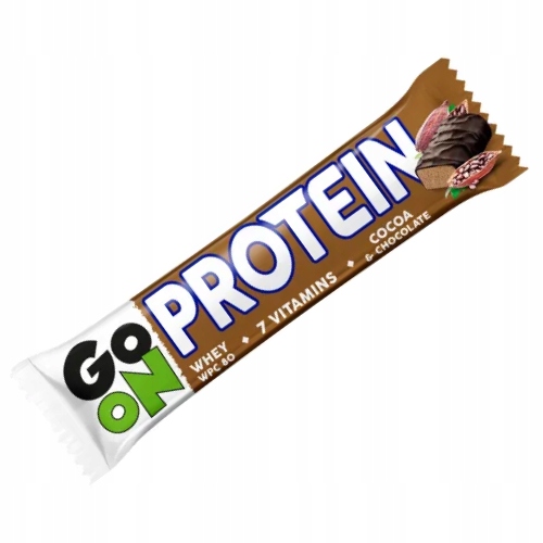 Go On Protein Baton Proteinowy 50g Kakao (5900617013064) • Cena, Opinie ...