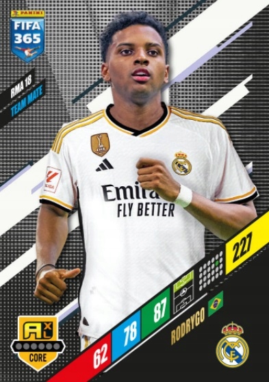 2024 FIFA 365 Real Madrid TEAM MATE Rodrygo #RMA 18 za 11.00CZK - Allegro