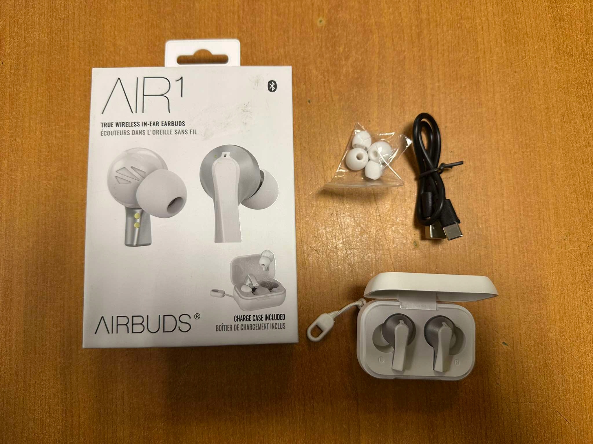 Słuchawki bezprzewodowe dokanałowe AIRBUDS AIR1 • Cena, Opinie - Allegro