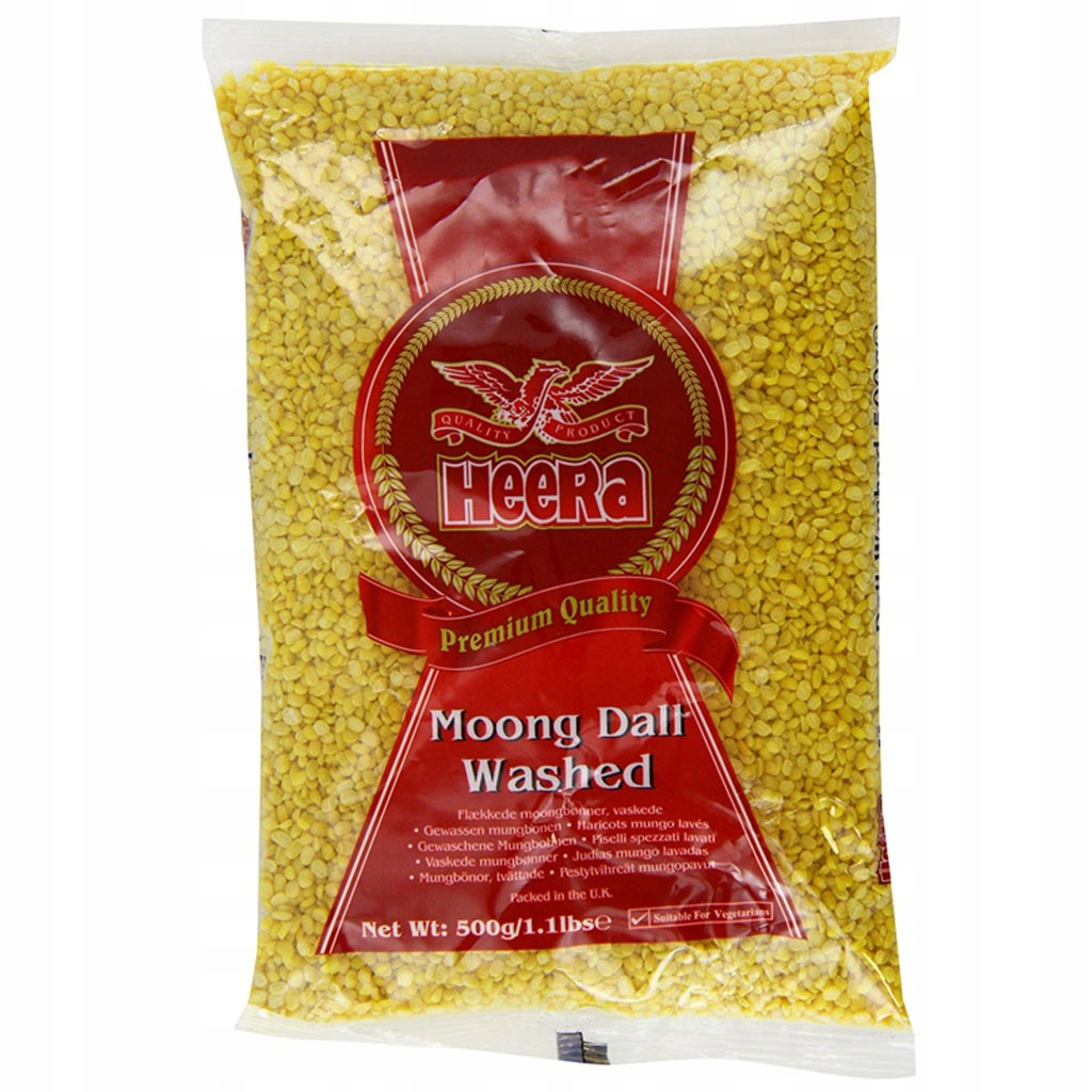 MUNG DAL MOONG FASOLKA ŁUSKANA 500G HEERA 12927392903 - Allegro.pl