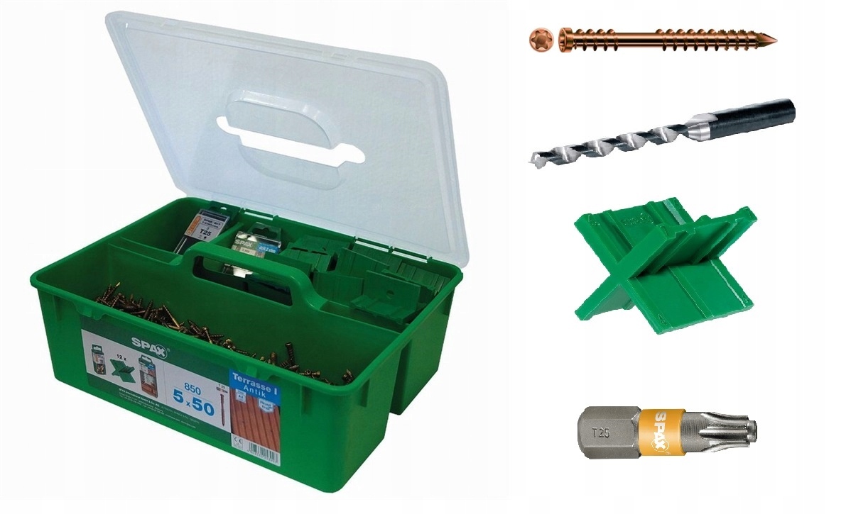Wkręty do drewna Spax 5 x 50 mm 850 szt. (4003530253997) • Cena, Opinie ...