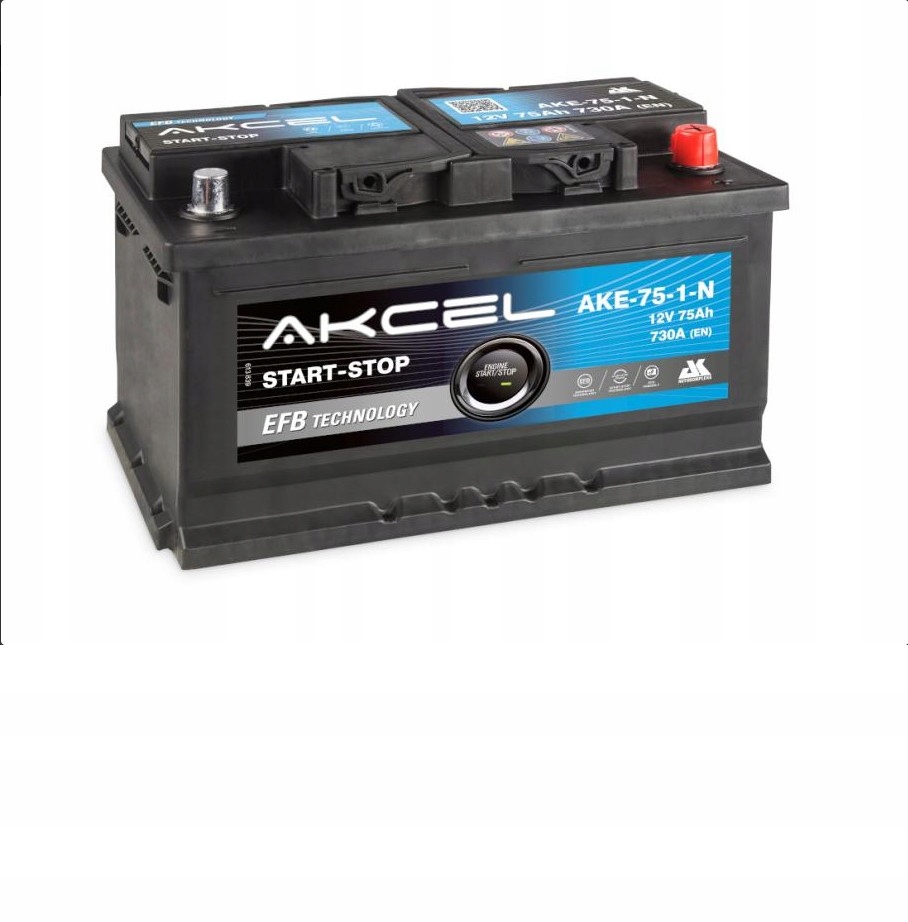 Akumulator AKCEL EFB 75Ah 730A 12V StartStop VARTA DOWÓZ MONTAŻ za 579.00PLN z Kraków - Allegro ...