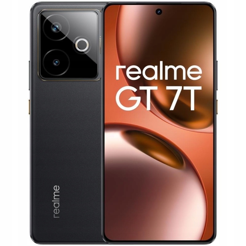 Smartfon realme GT 7T 12/512GB 5G OLED NFC Dual Sim Czarny IceSense ...