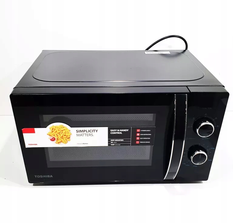 KUCHENKA MIKROFALOWA WOLNOSTOJĄCA TOSHIBA MWP-MM20P BK - Sklep, Opinie, Cena w Allegro