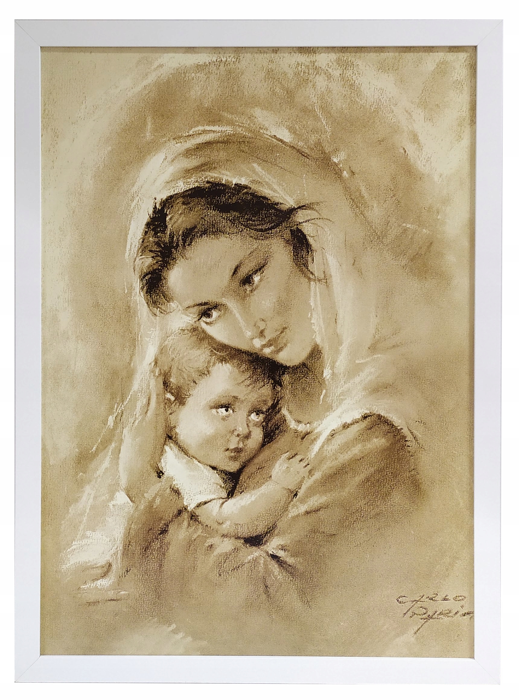 OBRAZ MATKI BOŻEJ BOSKIEJ KARMIĄCEJ Z DZIECIĄTKIEM (5060875548910 ...