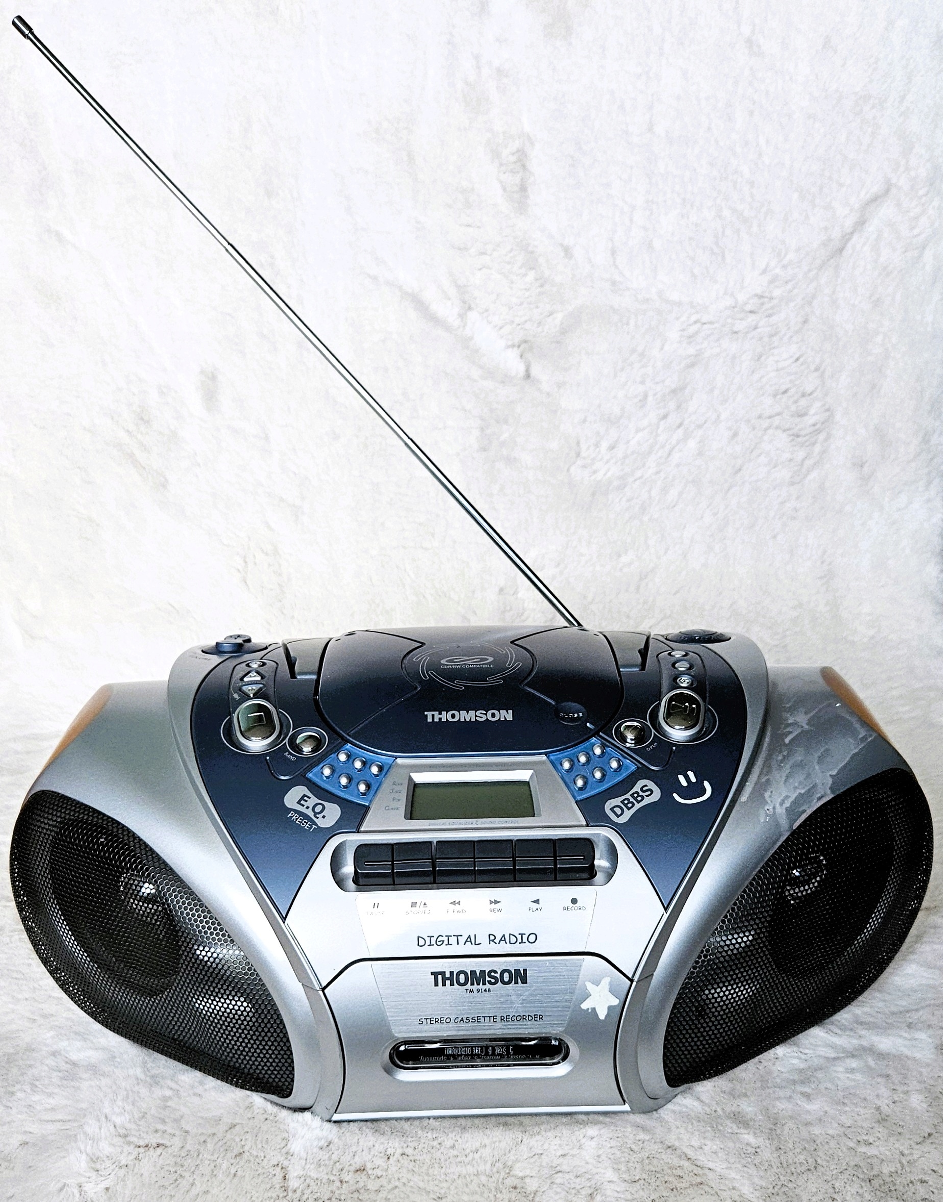 RADIOODTWARZACZ THOMSON TM9148 RADIO VINTAGE BOOMBOX RADIOMAGNETOFON ...