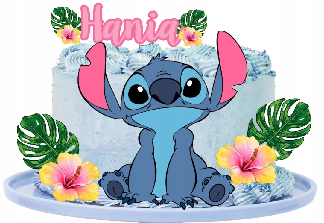 Opłatek cukrowy LILO stich + NAPIS wydruk cukrowy (5905817480531) • Cena, Opinie • Dekoracje ...