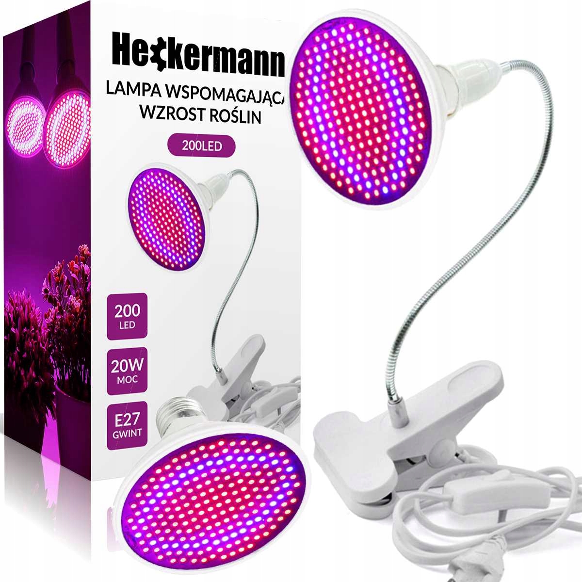 LED LAMPA PRO RŮST PĚSTOVÁNÍ ROSTLIN GROW LIGHT za 277 Kč - Allegro