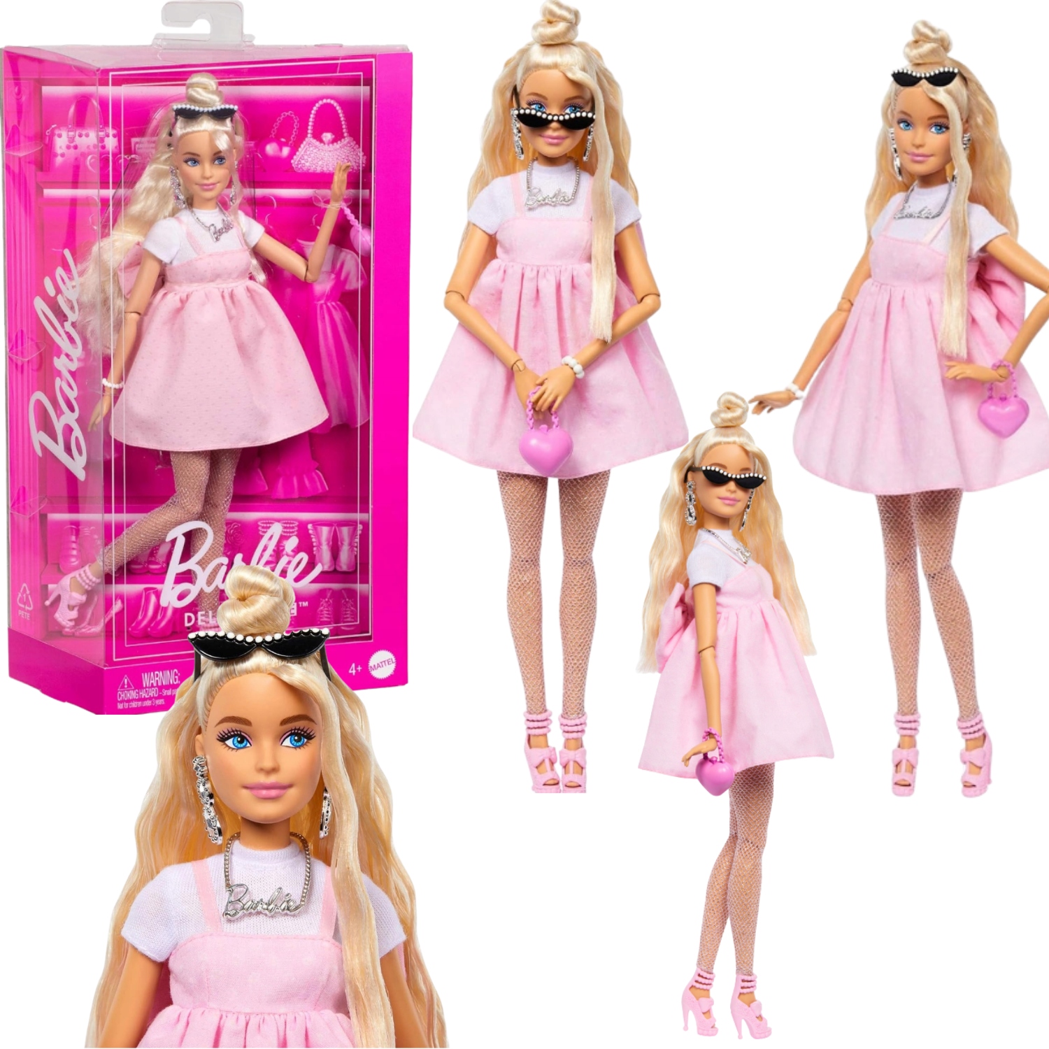 BARBIE DELUXE STYLE LALKA BARBIECORE #3 HYV27 ZESTAW MODOWY MATTEL ...
