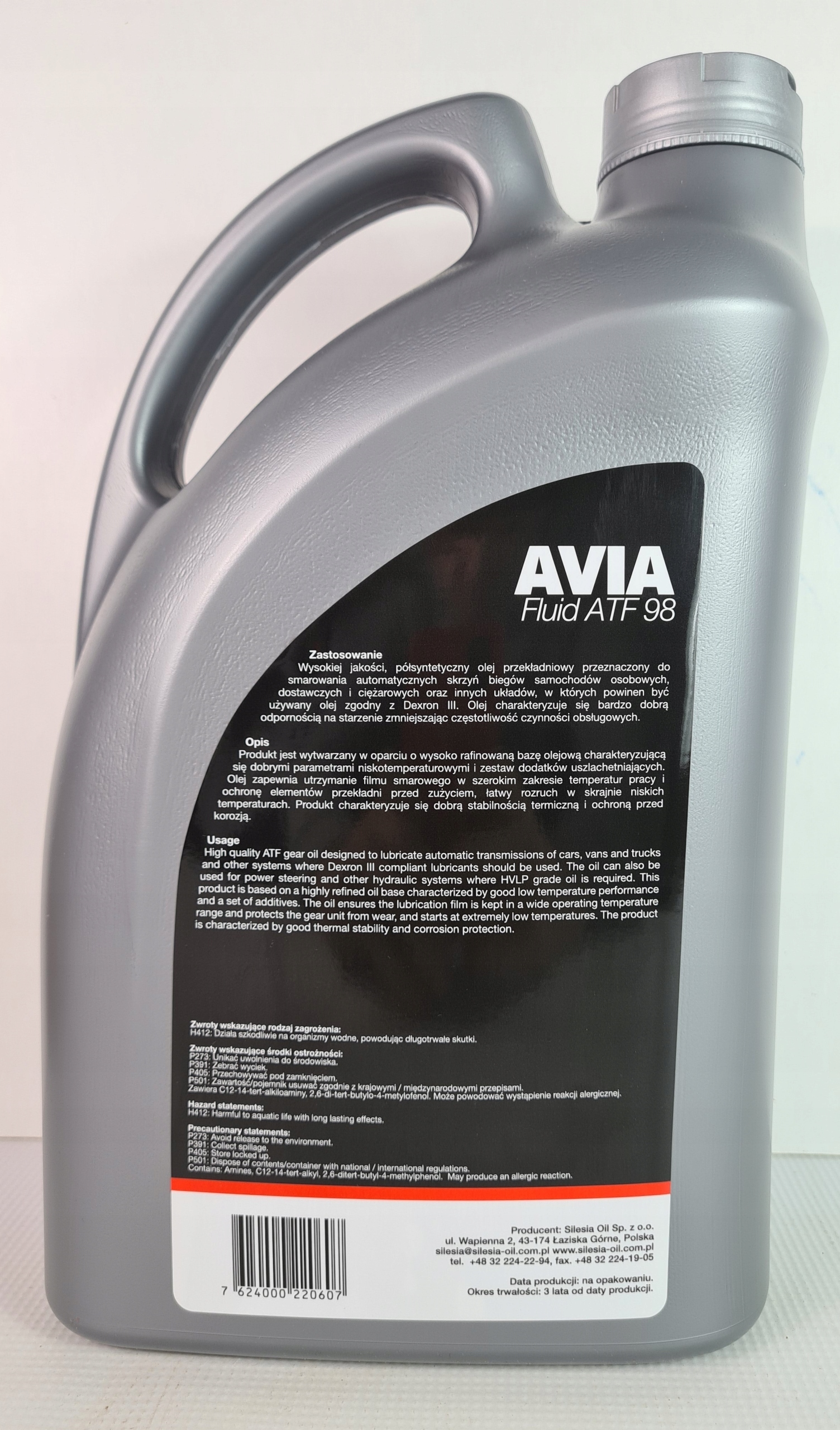 AVIA FLUID ATF 98 DEXRON III H 5L 7624000220607 za 97.99PLN z PAJĘCZNO ...