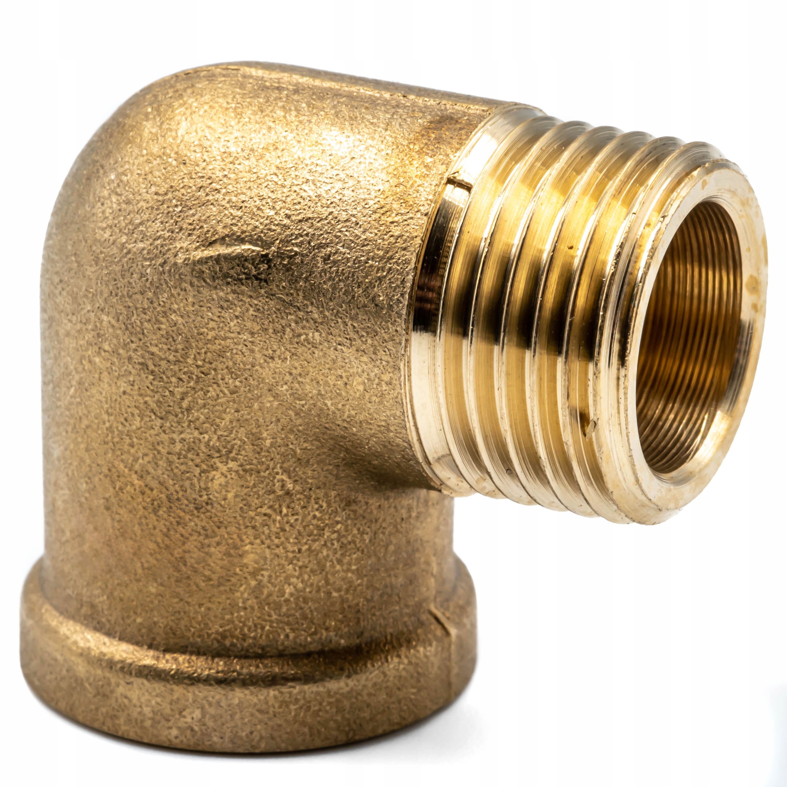 KOLANO MOSIĘŻNE WZ NYPLOWE 1/2" MOSIĄDZ MOCNE WYSOKA JAKOŚĆ (K-90.KOL ...