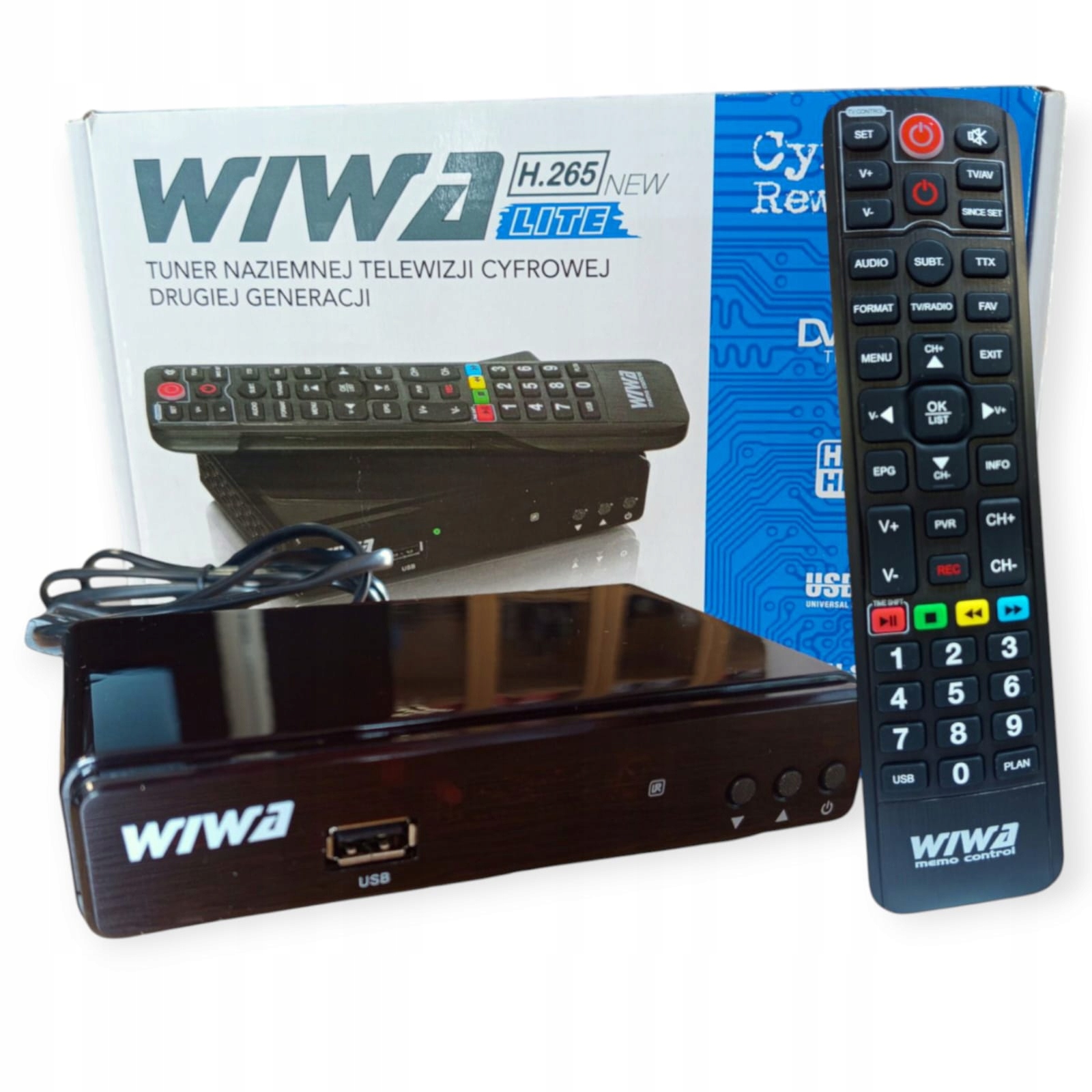Dekoder Wiwa H.265 LITE Tuner DVB-T2 Telewizji Naziemnej EPG PVR Ready - Sklep, Opinie, Cena w ...