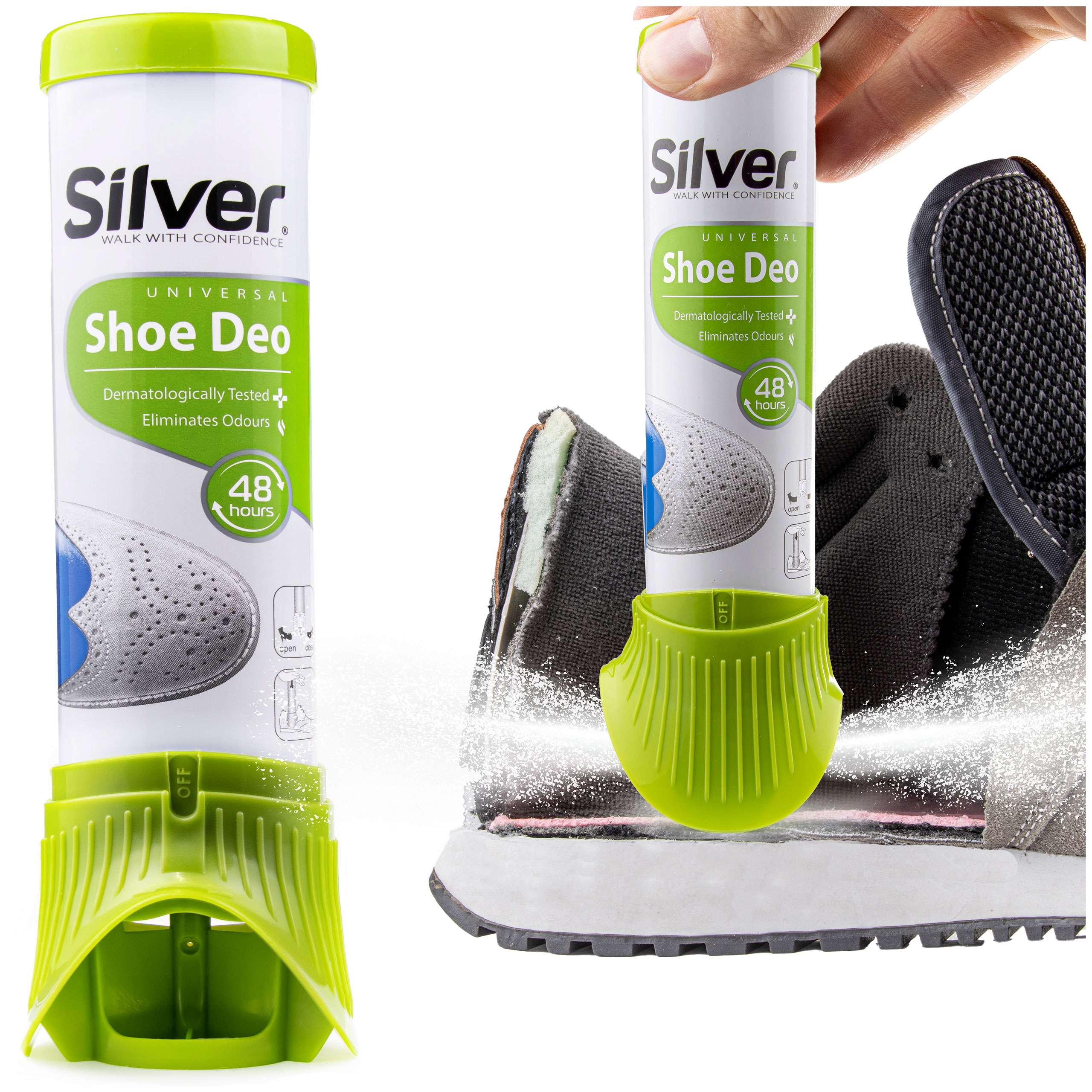 Odświeżacz do butów SILVER 100 ml na przykry zapach stóp (8690757002819 ... Odświeżacz do butów SILVER 100 ml na przykry zapach stóp (8690757002819 ...