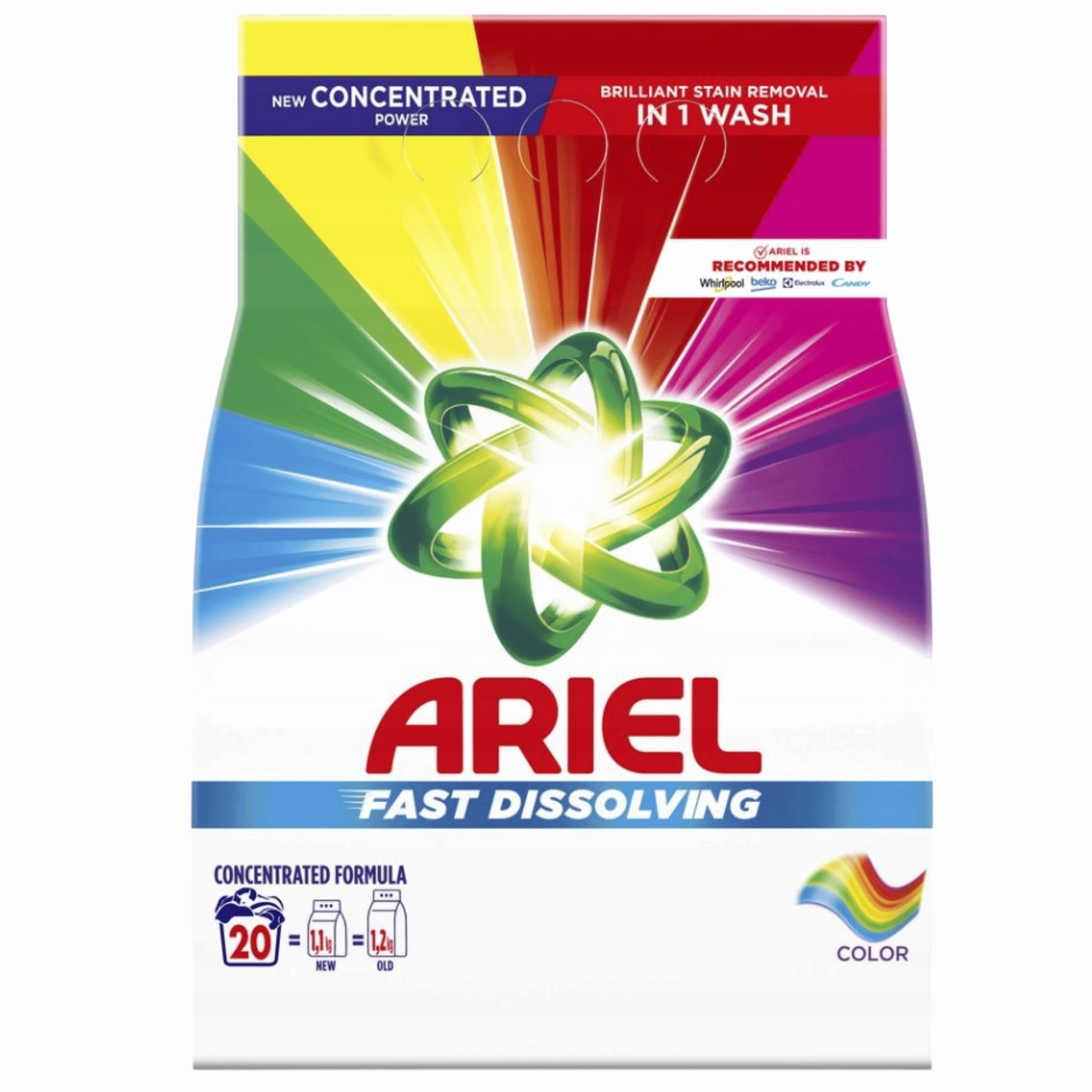 Ariel Color Proszek do prania Kolorów do Kolorowych Tkanin 1,1 kg 20 ...