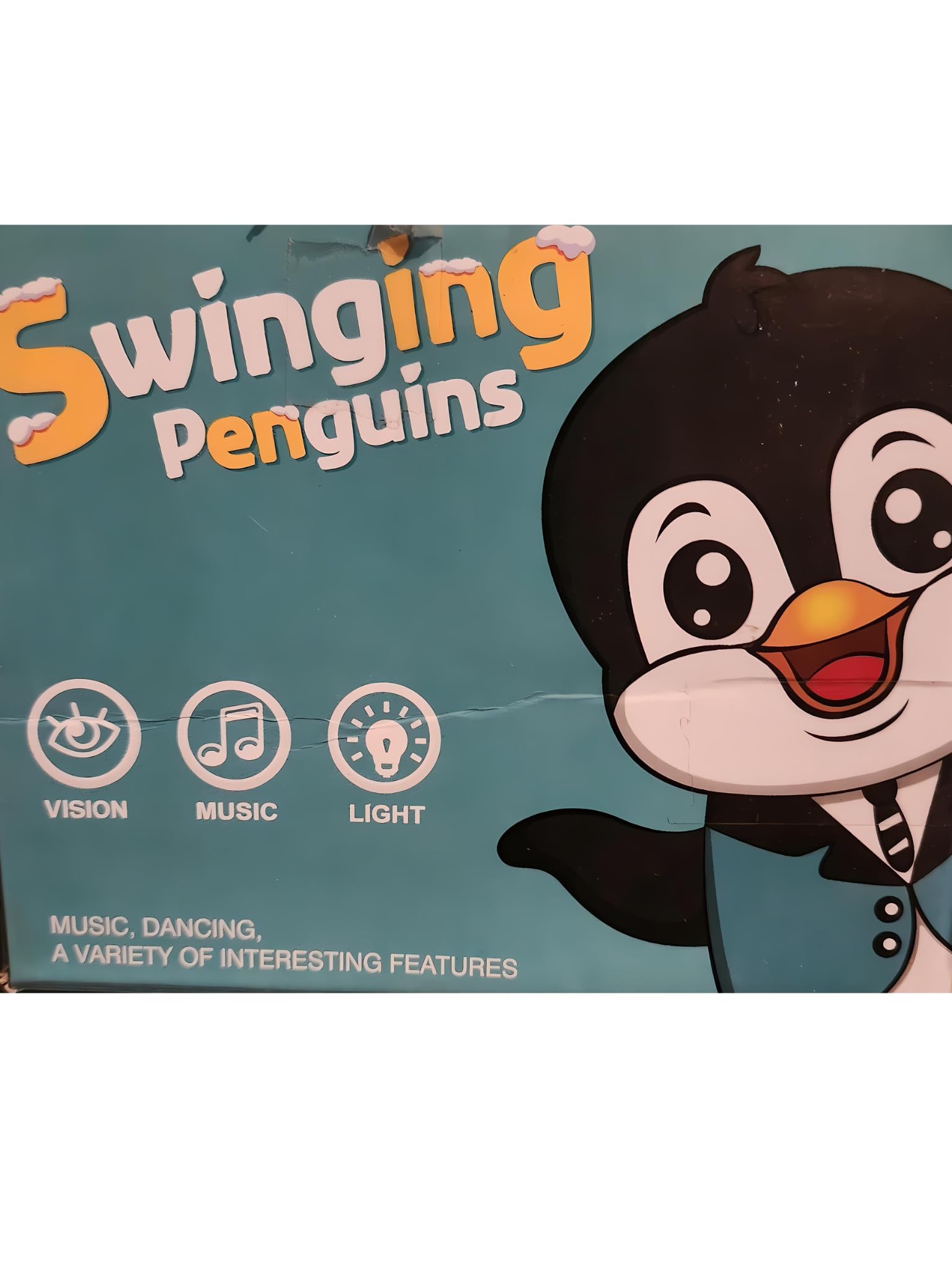 TÁNCOLÓ PINGVIN LED fény- és hangeffektekkel - Dancing Penguin ...