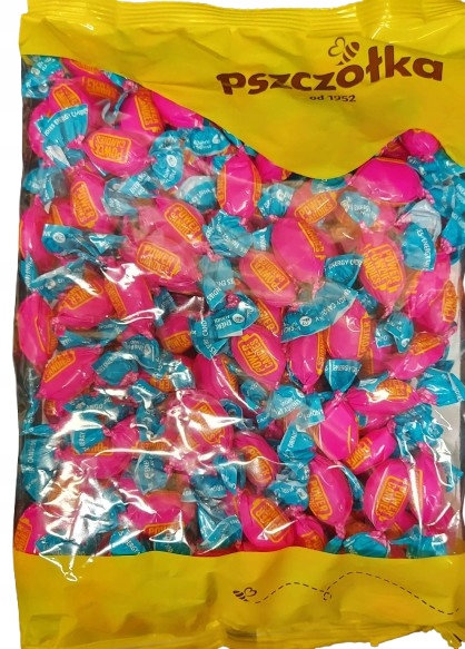 Cukierki Power Candy 1kg Pszczółka Smak Energetyka data :12.2025 ...