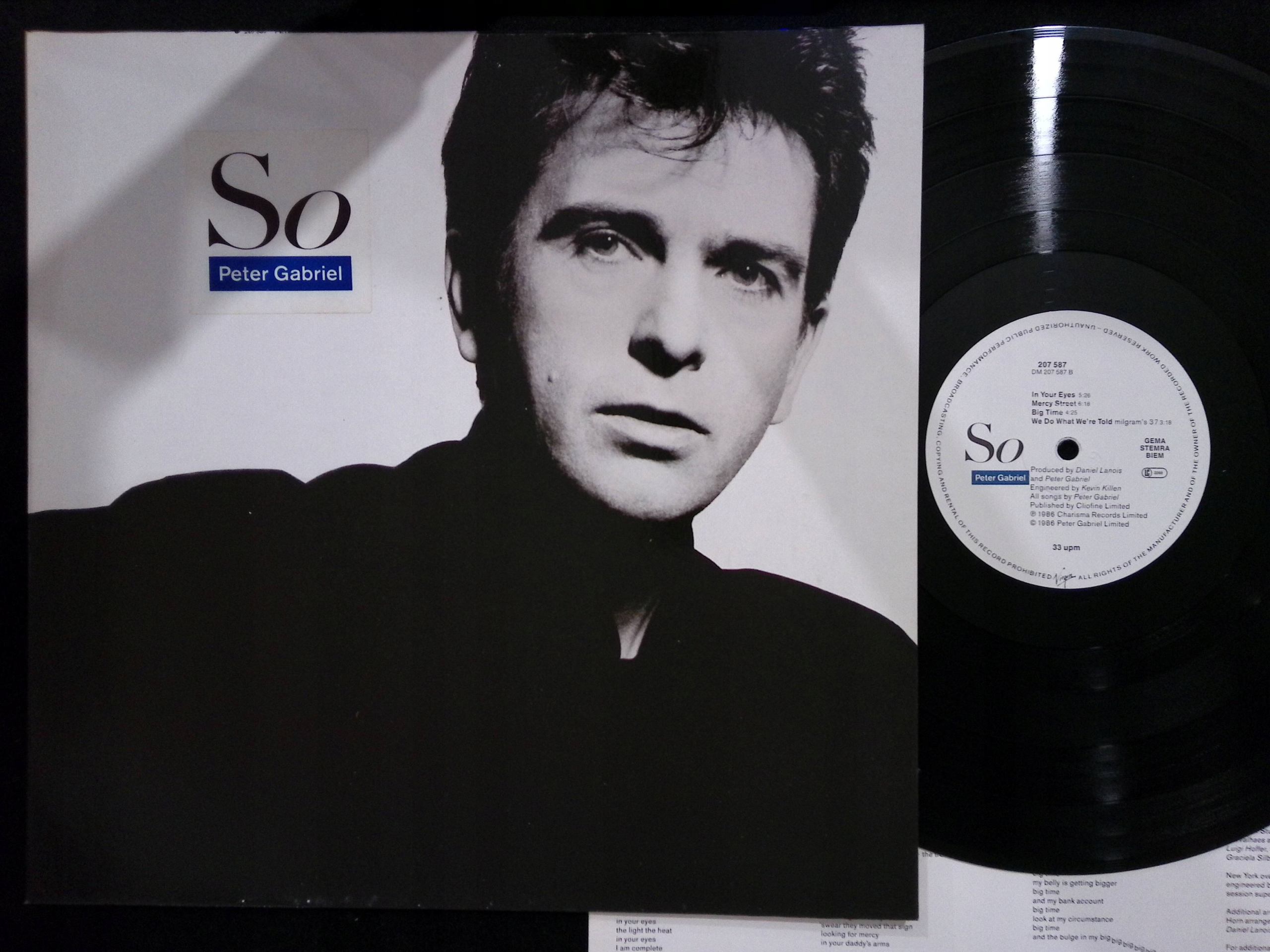 Peter Gabriel, So, LP NM 17323441320 - Sklepy, Opinie, Ceny w Allegro