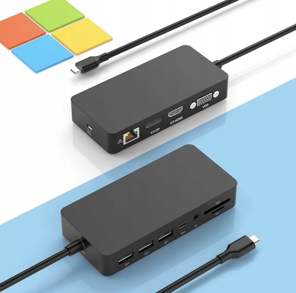 Microsoft USB C Surface Dock Triple Display, stacja dokująca 12 w 1 ...
