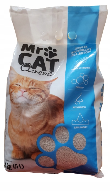 Mr. Cat żwirek bentonitowy 5 l (5909000775336) • Cena, Opinie • Żwirki ...