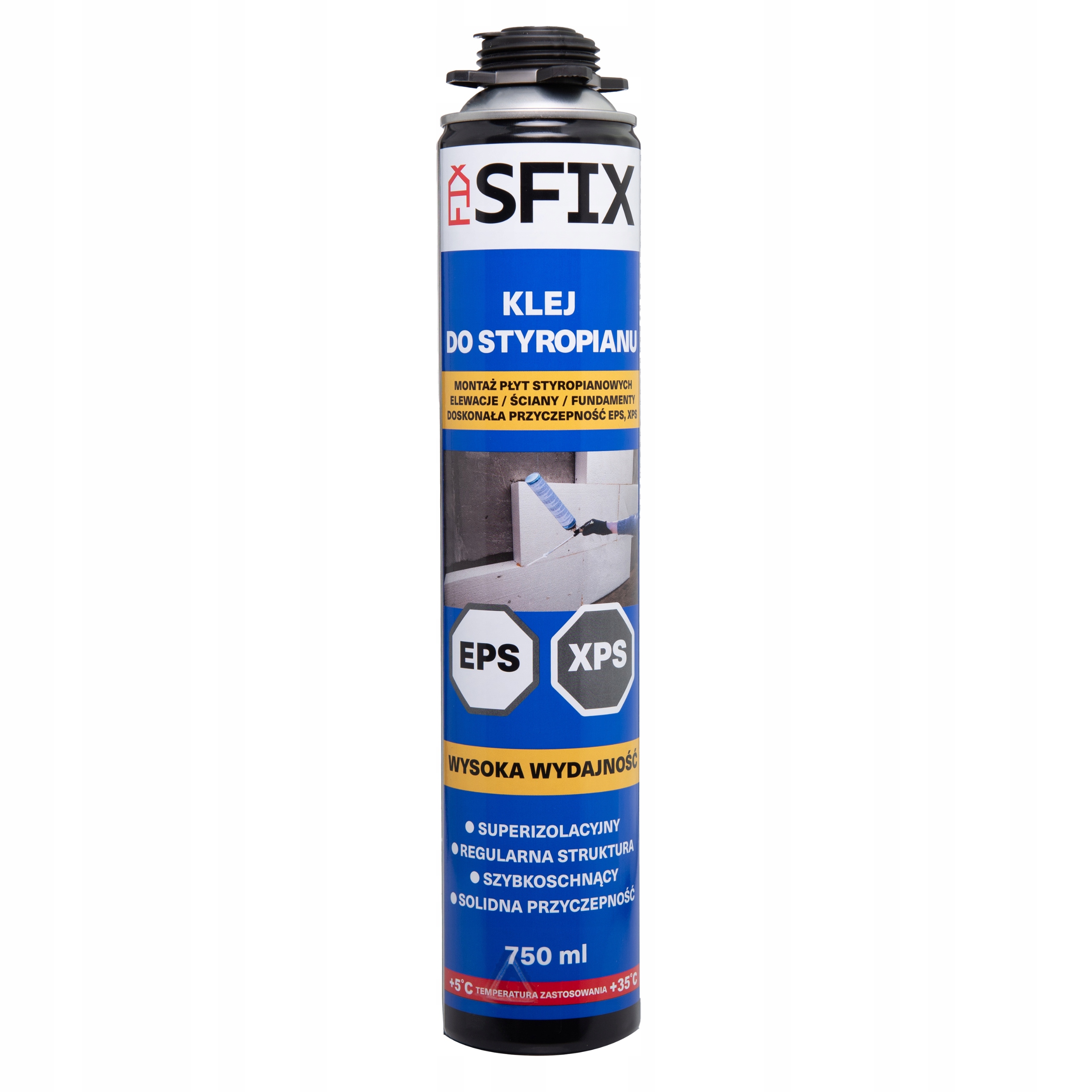 PIANO Klej do styropianu XPS EPS 750ml SFIX PROFESSIONAL WYDAJNY (5902854573486) • Cena, Opinie ...