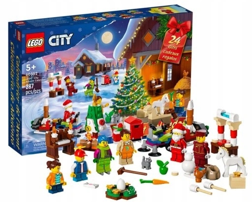 LEGO City Kalendarz adwentowy 60352 Prezent Święta 13199780296 - Allegro.pl