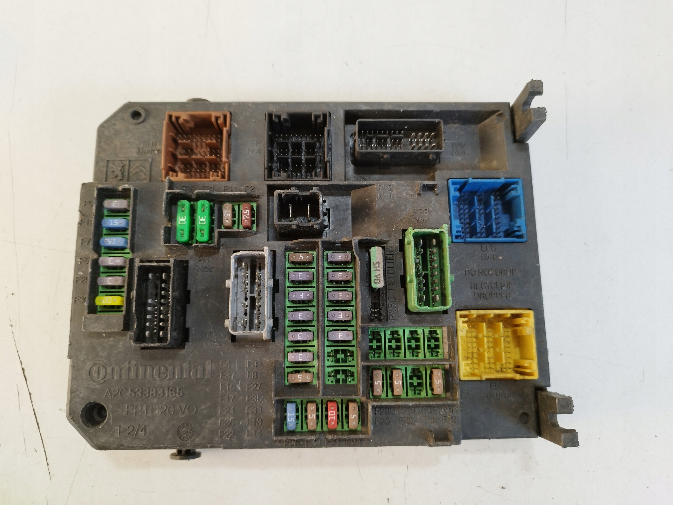 CITROEN C4 PICASSO II MODUŁ BSI SKRZYNKA BEZPIECZNIKÓW 9806687980 za ...