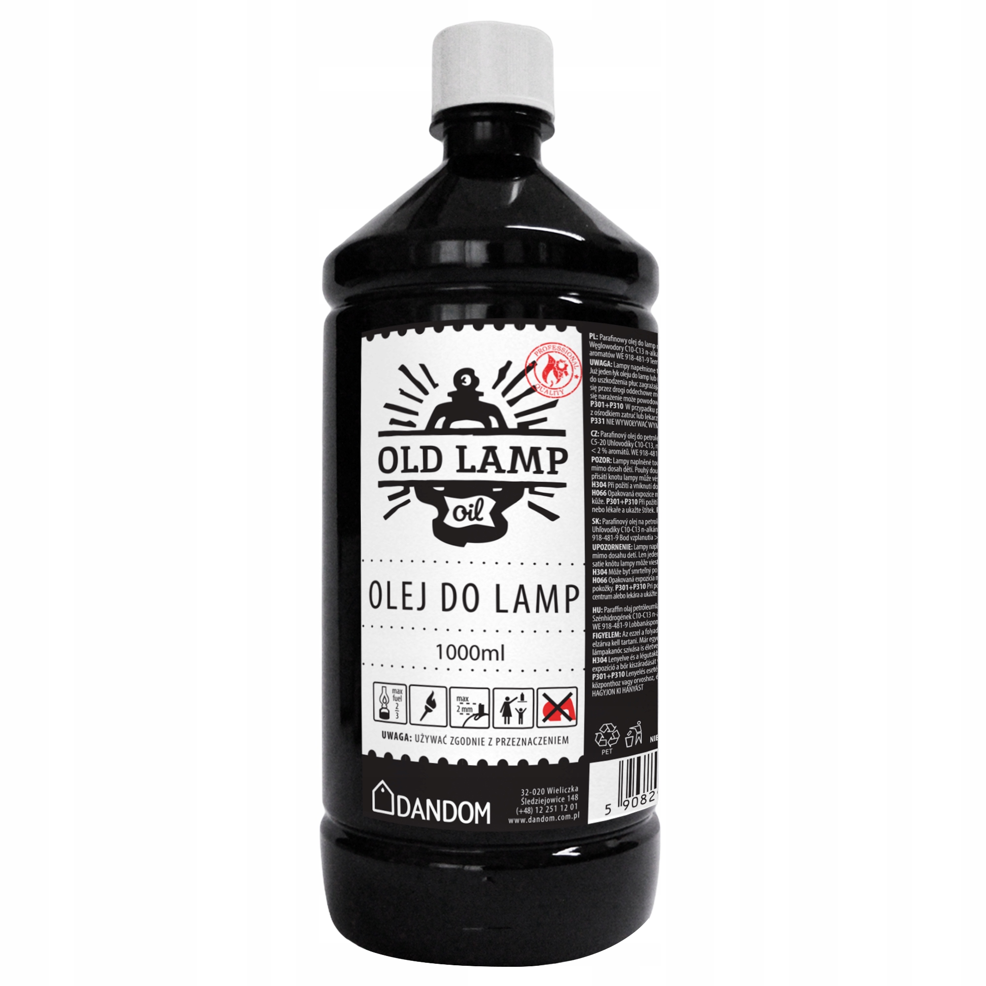 Olej do petrolejových lamp Dan-Dom 1000ml - Allegro