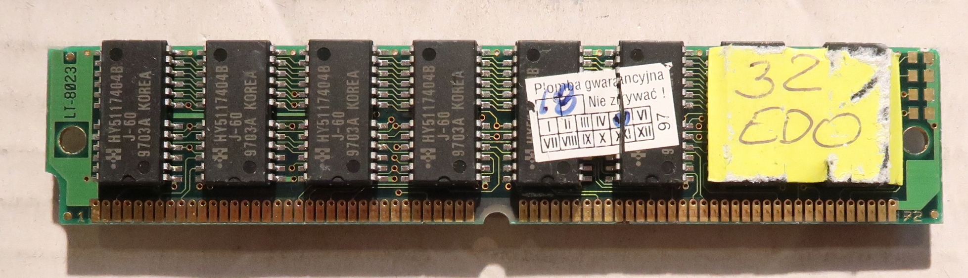 32mb Ram 72 Pin Edo - Niska cena na Allegro.pl