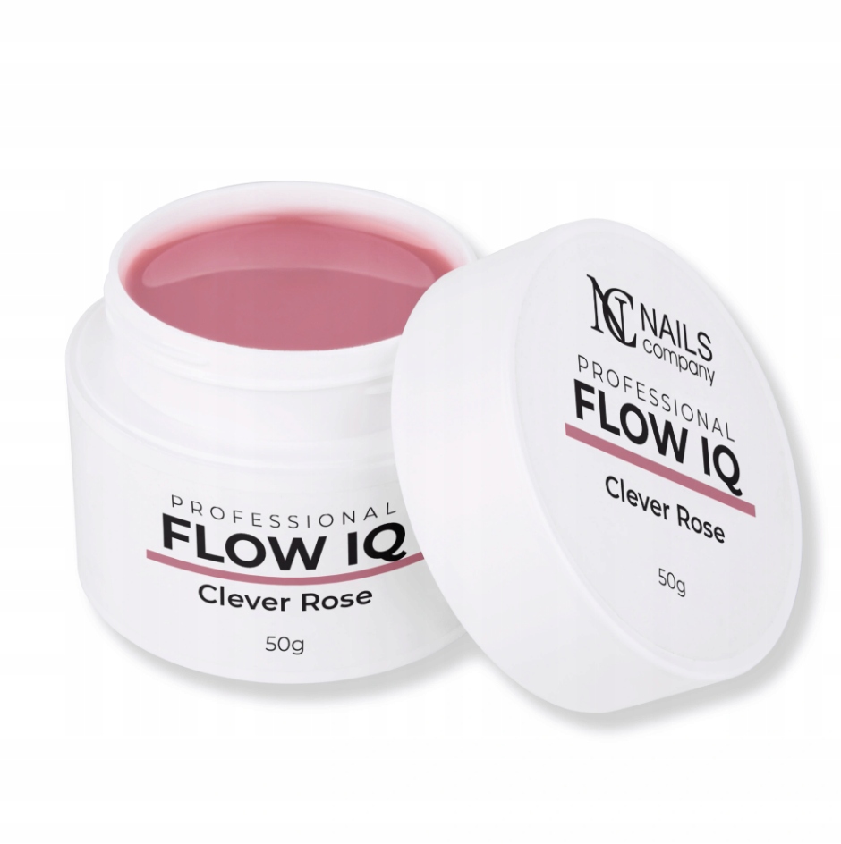 Nails Company Różowy Żel Samopoziomujący Flow IQ Clever Rose 50ml • Cena, Opinie - Allegro