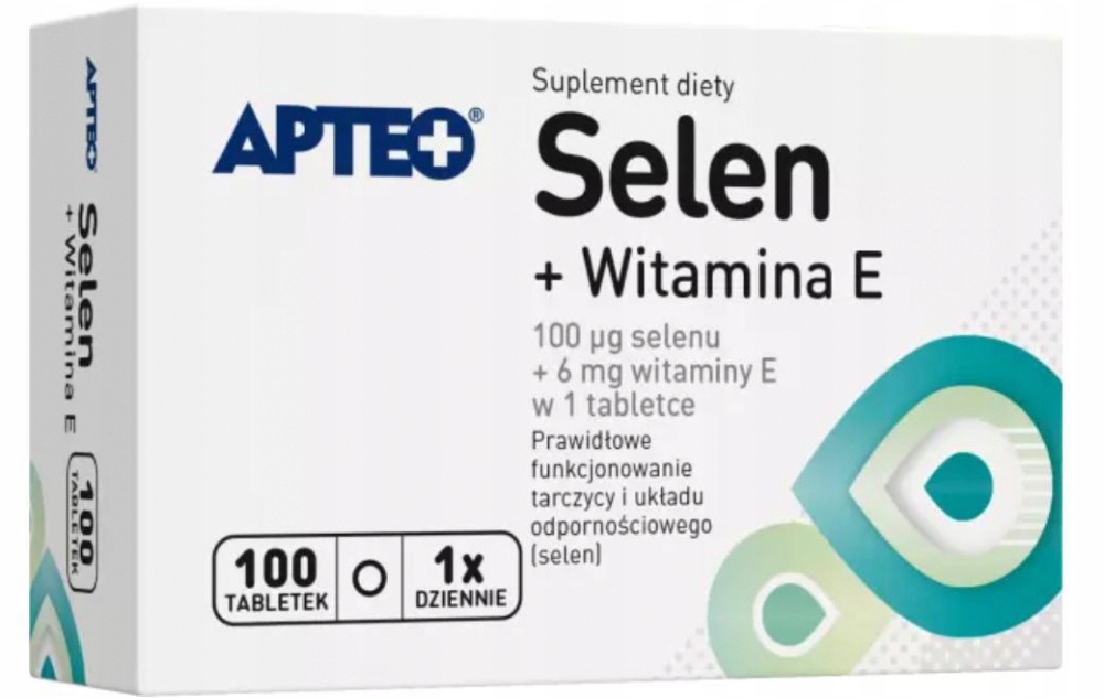 Apteo, Selen + Vitamin E, 100 tablet za 123 Kč - Allegro