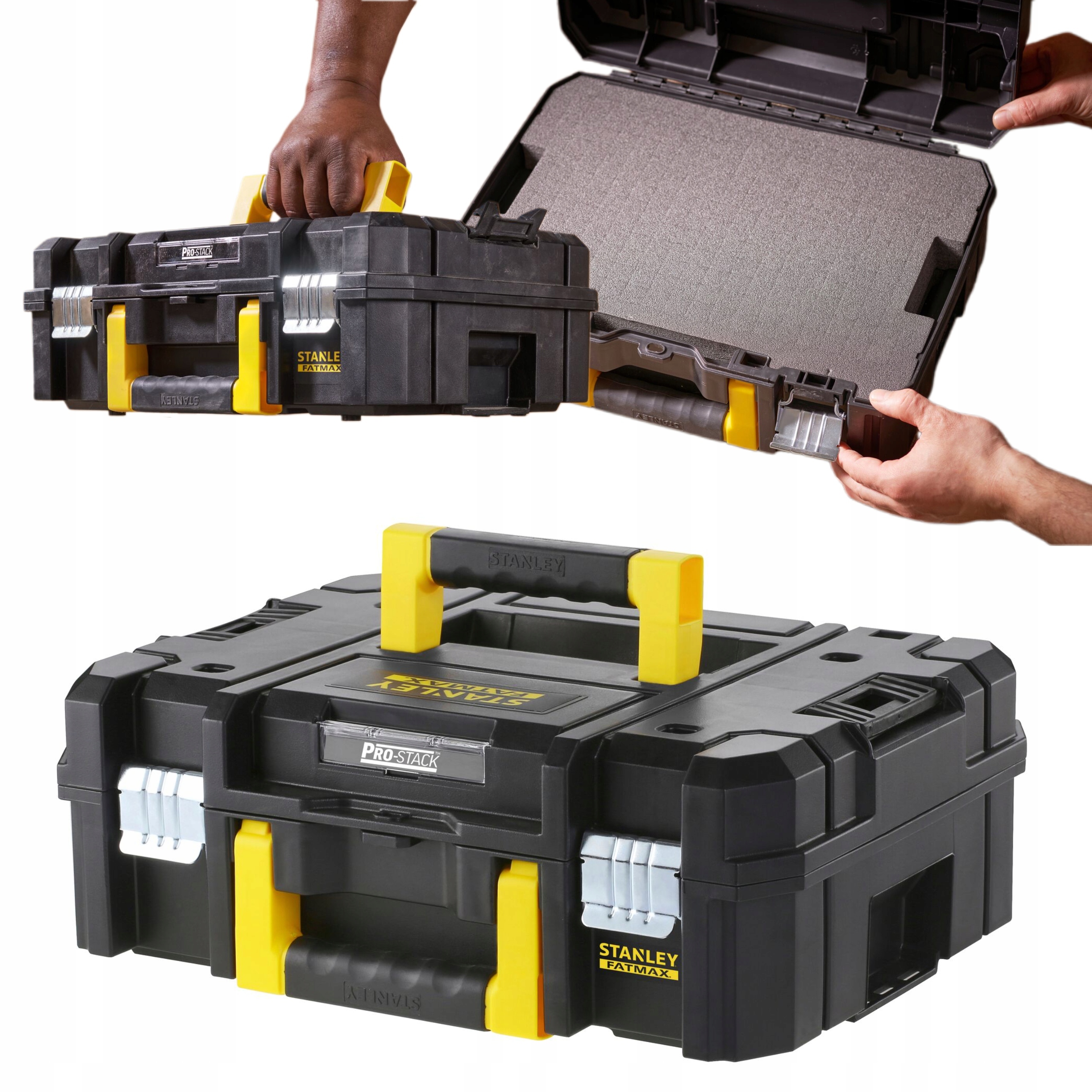 STANLEY SKRZYNIA NARZĘDZIOWA PRO-STACK II WALIZKA FATMAX FMST1-75502 ...