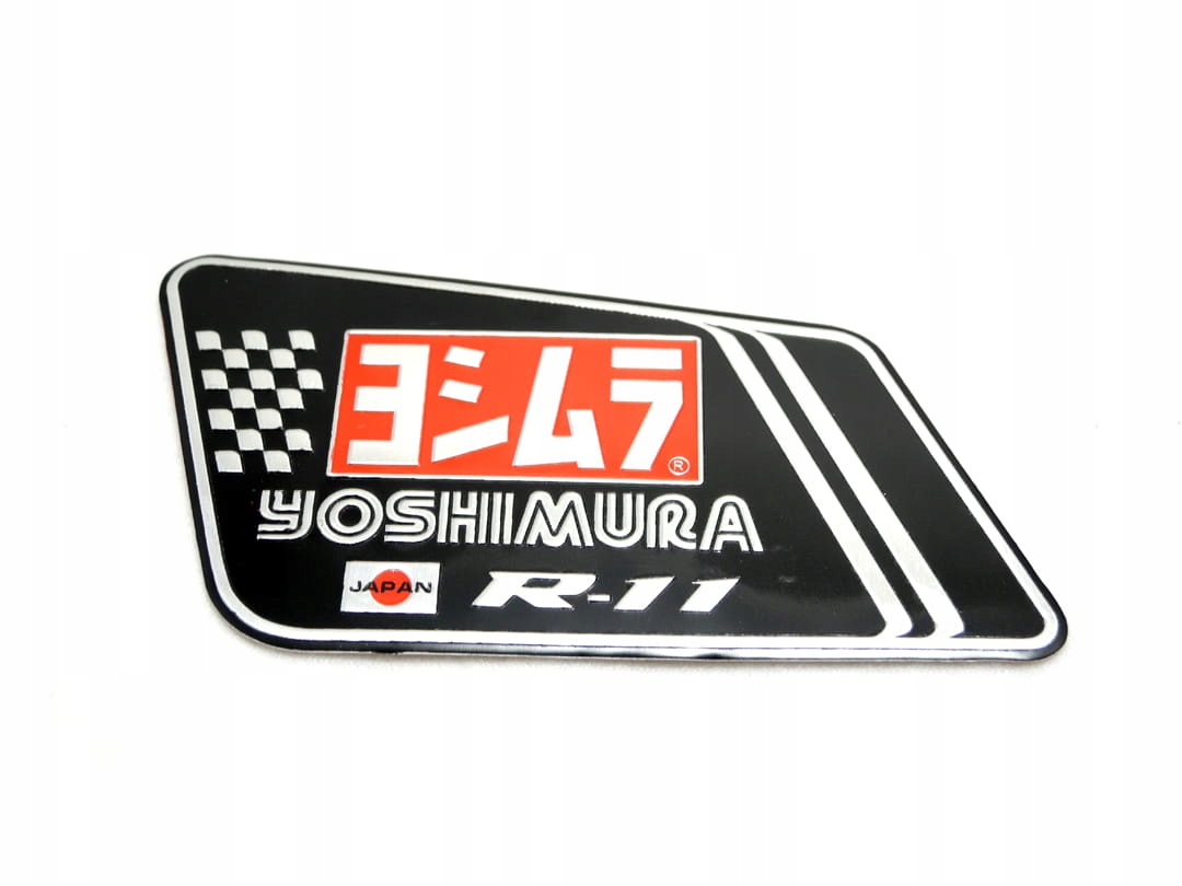 EMBLÉM ALU YOSHIMURA NÁLEPKA VÝFUK R11 - Allegro