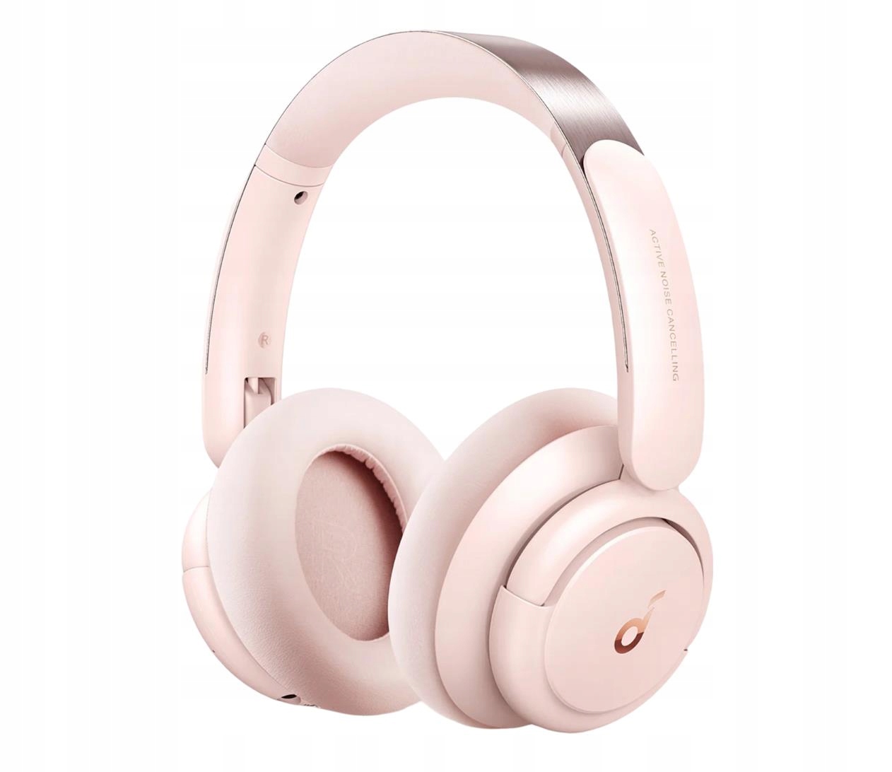 Słuchawki nauszne bezprzewodowe soundcore Q30 ANC Hi-RES Różowe - Sklep, Opinie, Cena w Allegro
