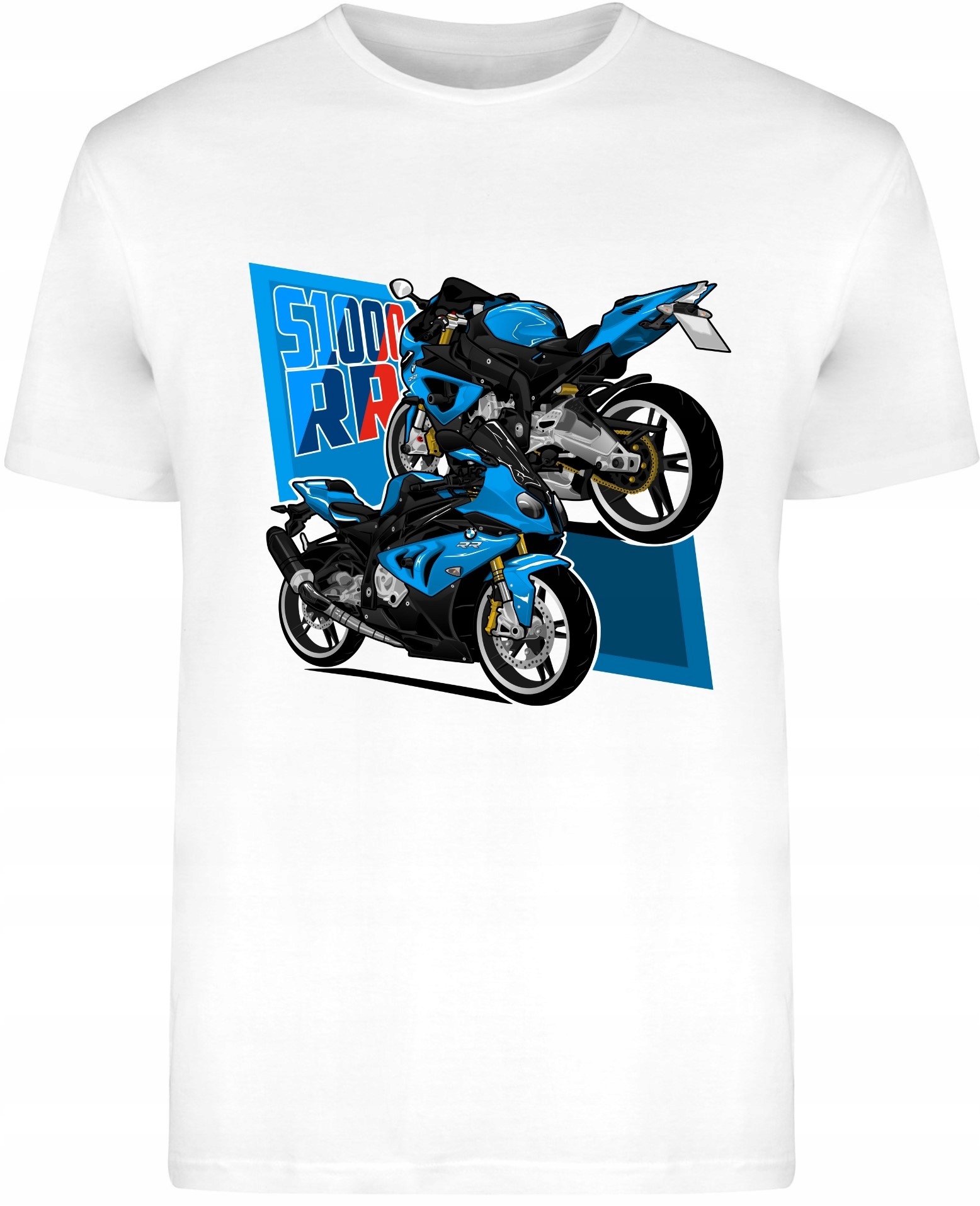 Tričko BMW s1000rr Motocyklové tričko pro muže bílé R-M A605 za 284 ...