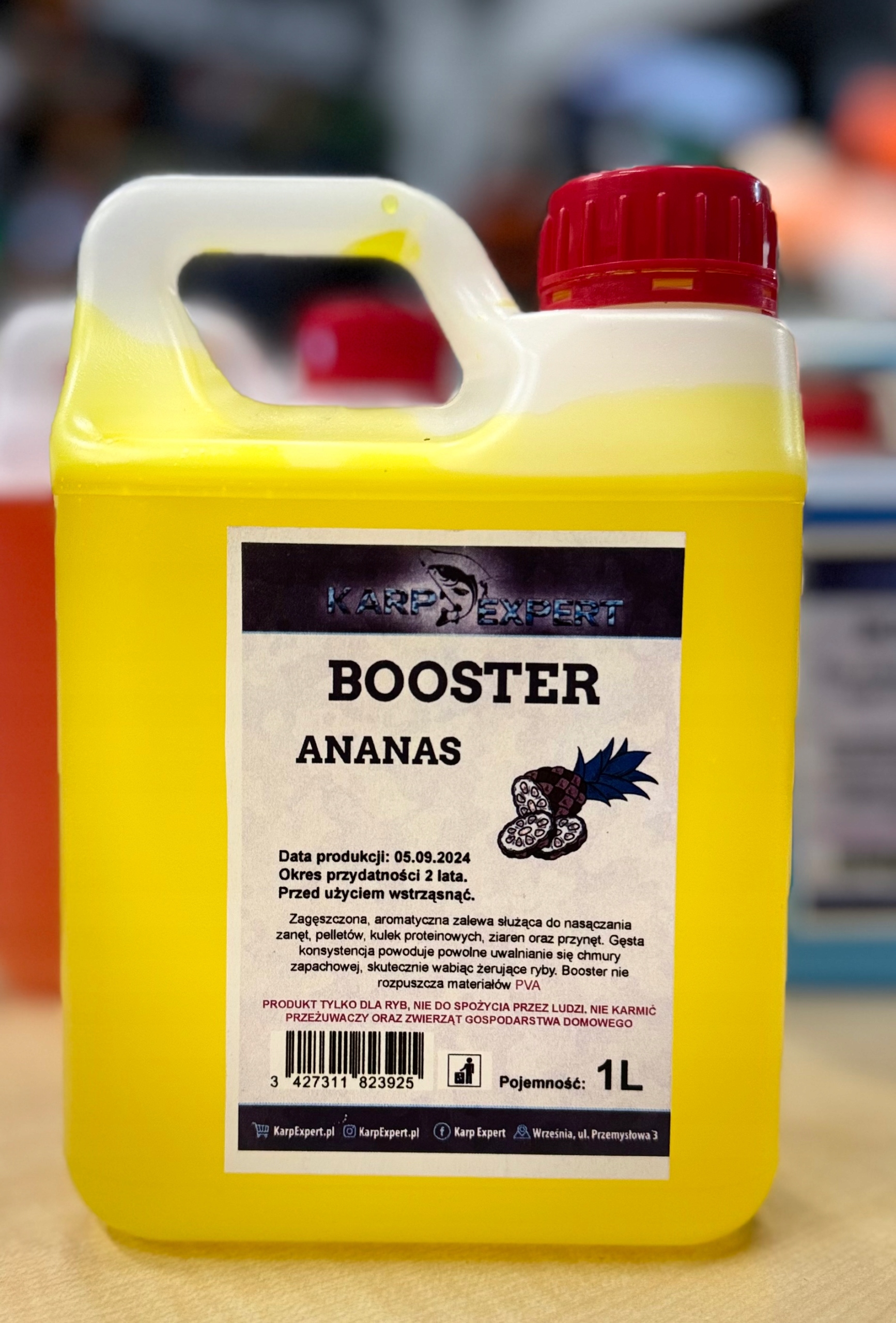 BOOSTER ANANAS ENERGY BAITS 1 litr - 14221373600 - Allegro