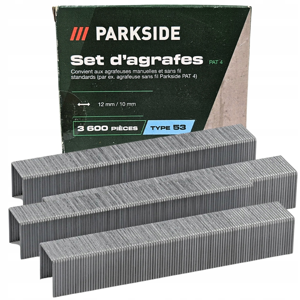 PARKSIDE Sada sponiek TYP 53 , 10mm , 12mm, 3600 KS PATZ 4 A1 - Allegro