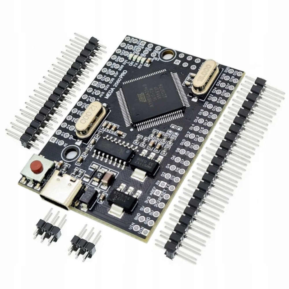 Mikrokontrolér Mega2560 Pro Mini AVR ATmega2560-16AU USB-C kompatibilní ...