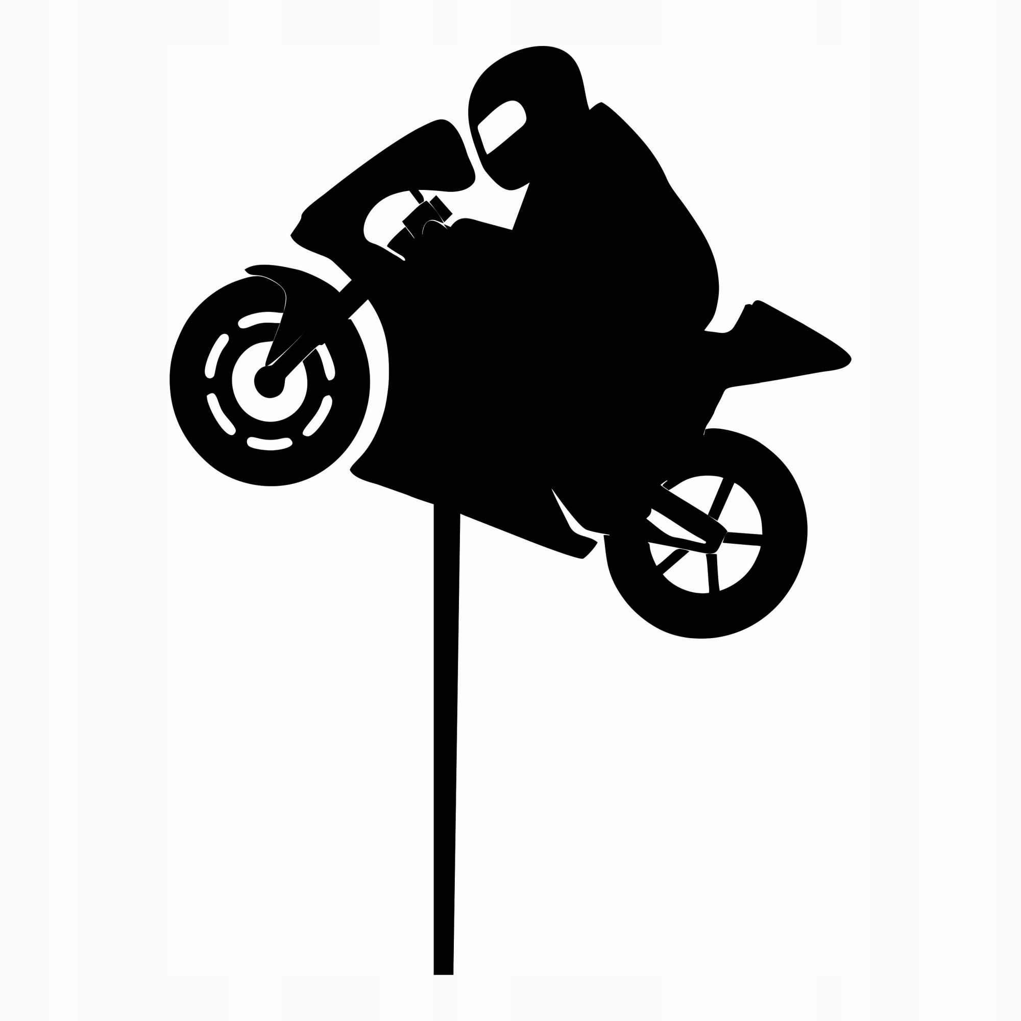 Topper na tort MOTOR Ścigacz - XL • Cena, Opinie • Dekoracje tortów i ...