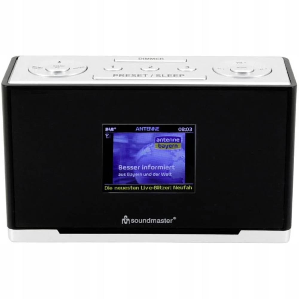 Radiobudzik sieciowy DAB+FM ekran2,4”Soundmaster - Sklep, Opinie, Cena w Allegro
