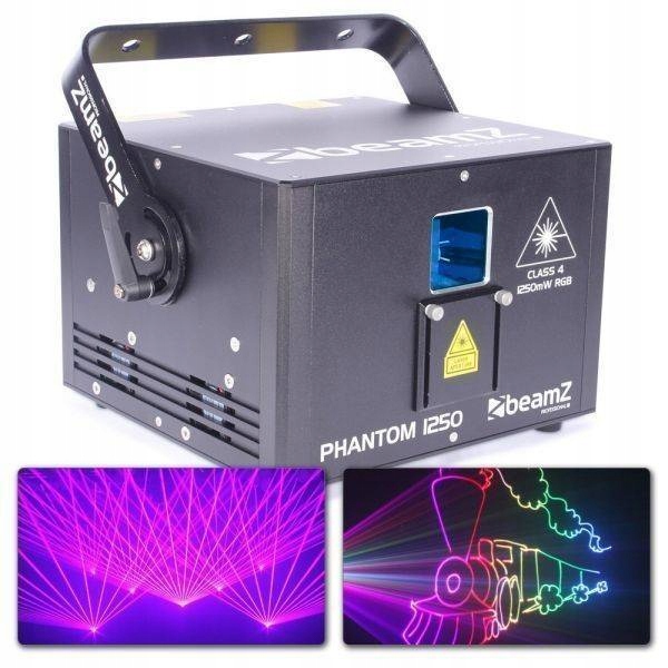 Laser graficzny Phantom 1250 BeamZ - Sklep, Opinie, Cena w Allegro