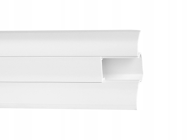 LISTWA PRZYPODŁOGOWA BIAŁA,PODŁOGOWE Z GUMKAM (5905167729281) • Cena ...